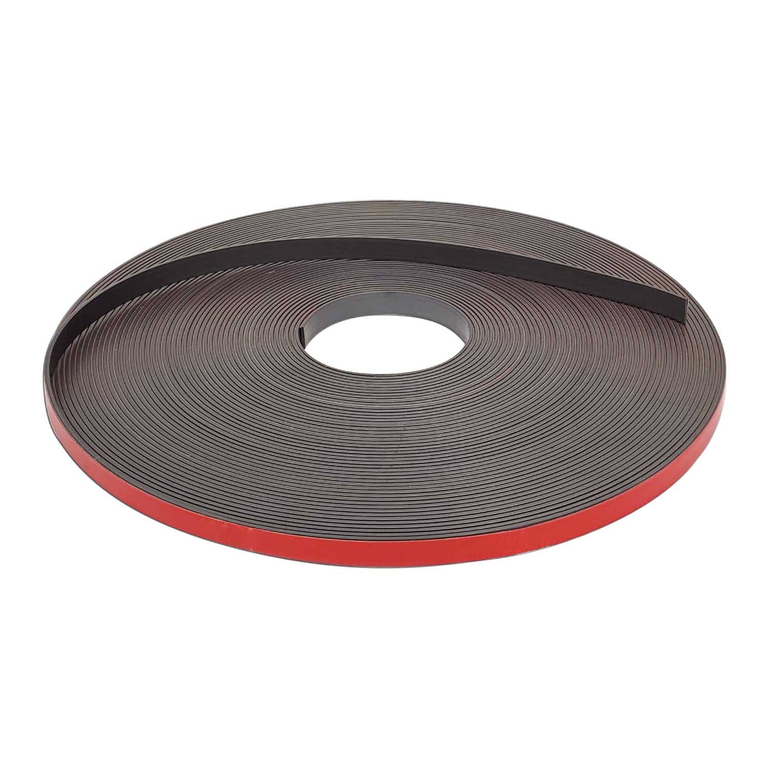 12.5mm x 1.6mm Self Adhesive Magnetic Strip - Magnets New Zealand