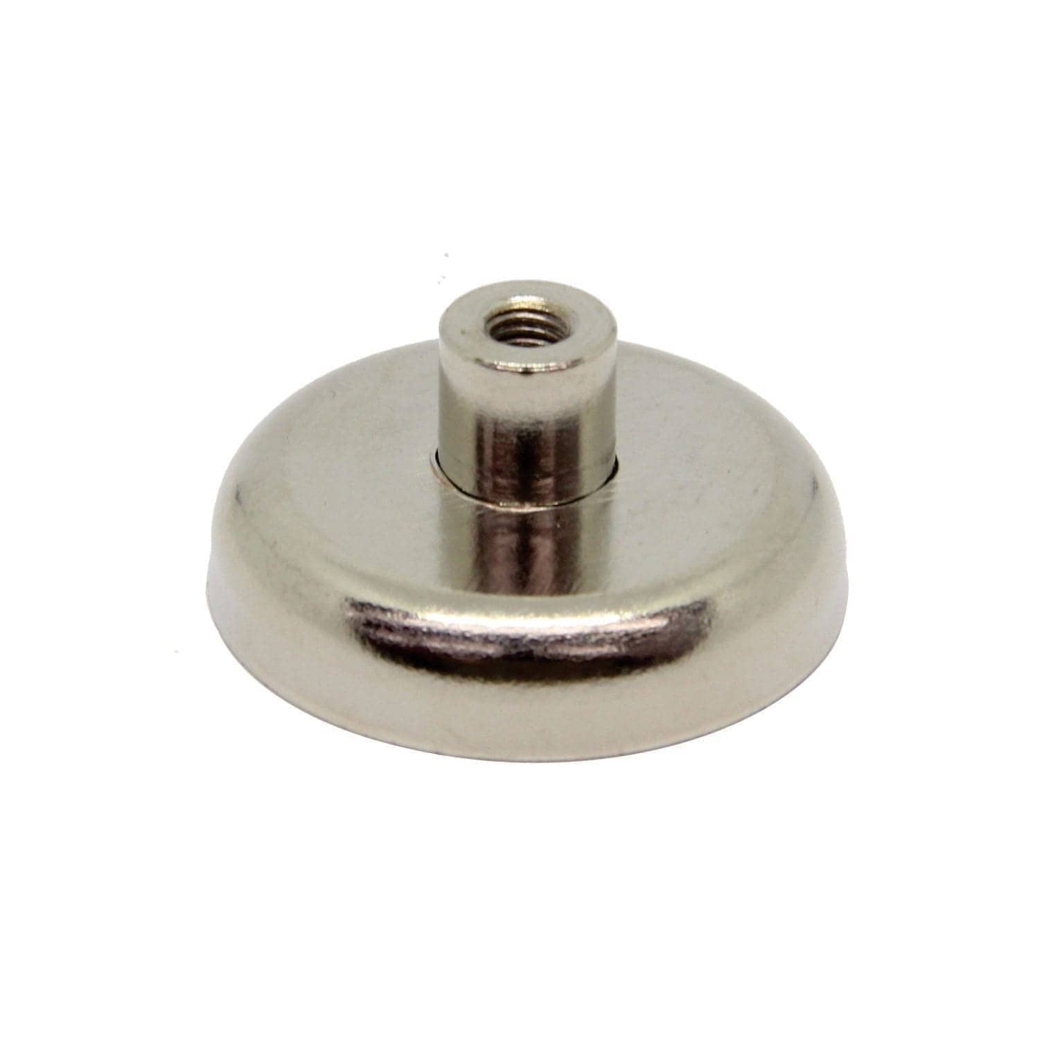 36mm x 8mm Neodymium Female Threaded Pot - Magnets New Zealand