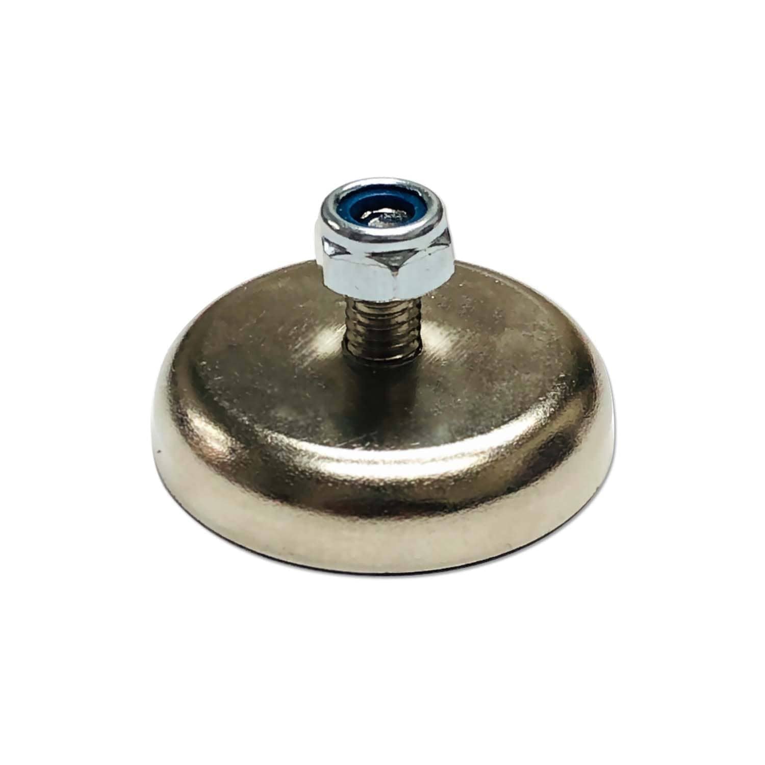 36mm x 8mm Neodymium Male Threaded Pot - Magnets New Zealand