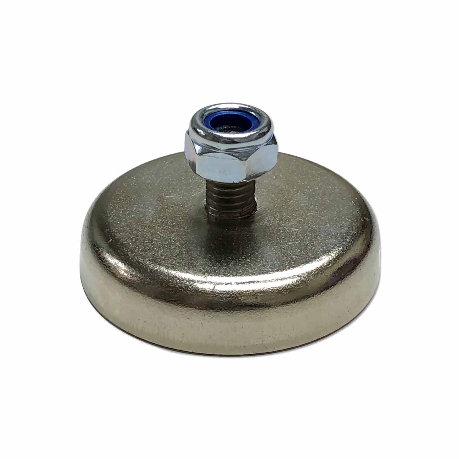 48mm x 11mm Neodymium Male Threaded Pot - Magnets New Zealand