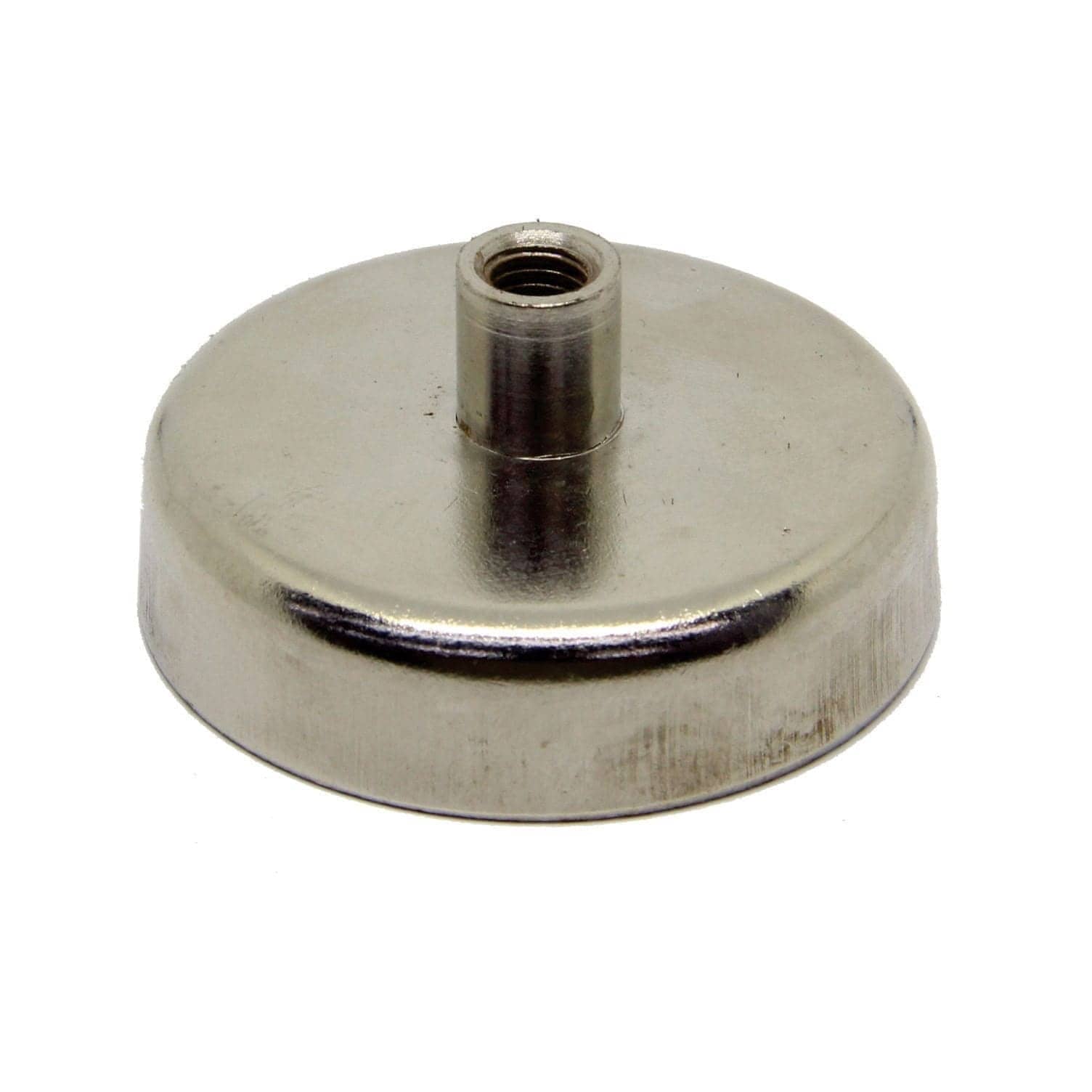 60mm x 15mm Neodymium Female Threaded Pot - Magnets New Zealand